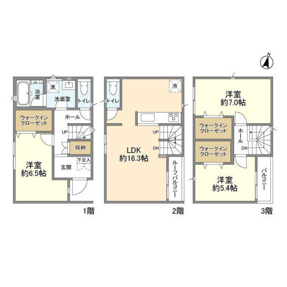 Kolet南与野＃22 埼玉県さいたま市桜区山久保1 (20.5万円／3LDK (洋7 洋6.5 洋5.4 LDK16.3)／92.52㎡)｜賃貸物件(賃貸マンション・アパート・一戸建て)の ...