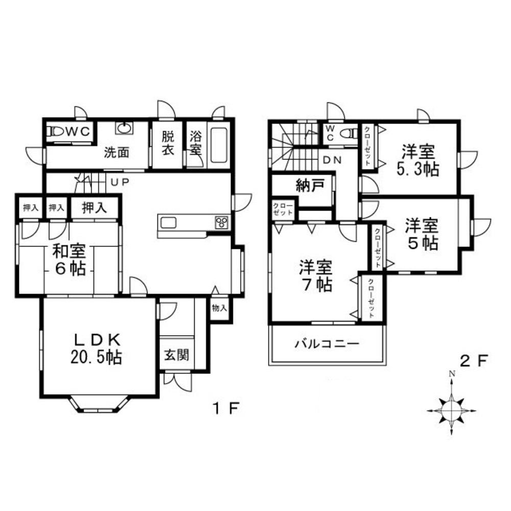 御立東1丁目戸建 兵庫県姫路市御立東1 (12万円／4LDK (和6 洋7 洋5.3 洋5 LDK20.5)／112.92㎡)｜賃貸物件(賃貸マンション・アパート・一戸建て)の住宅情報・お ...