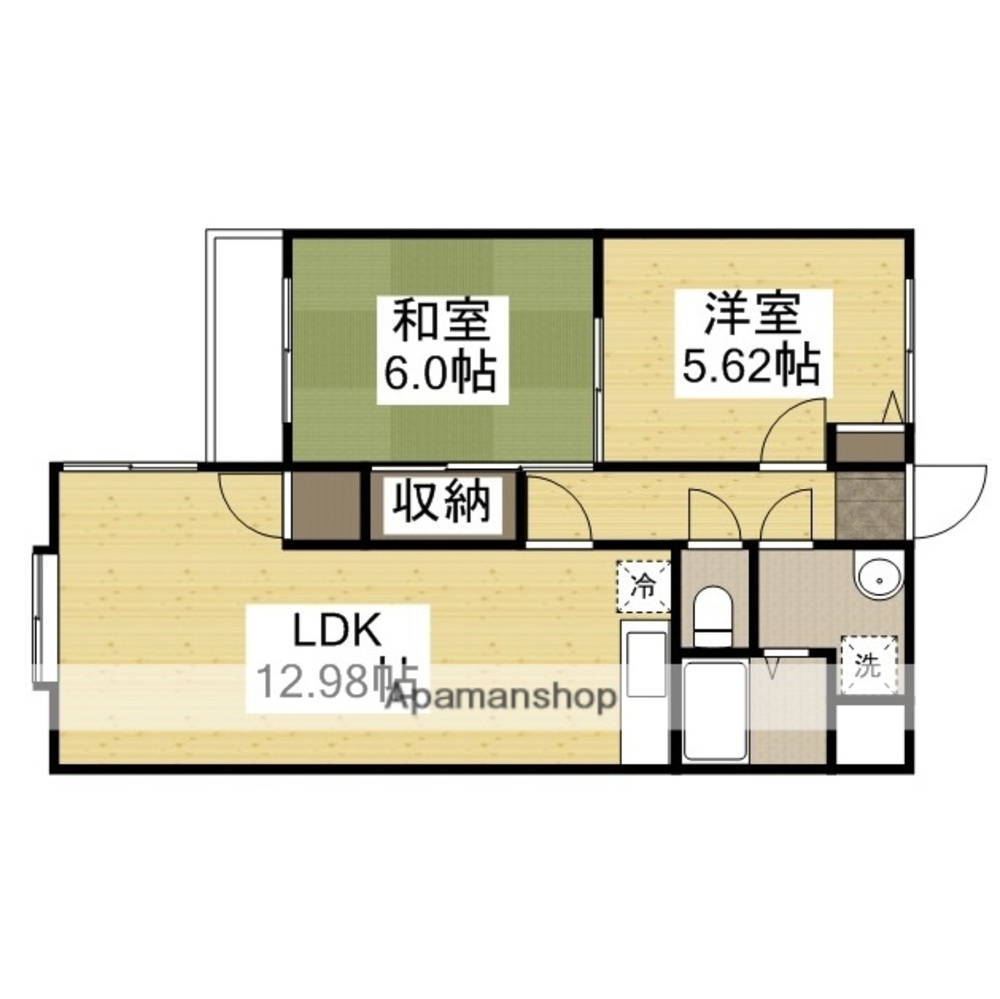 宇野線 大元駅 3階建 築35年 岡山県岡山市北区青江1 (5.5万円／2LDK (和6 洋5.6 LDK12.9)／55.08㎡)｜賃貸物件(賃貸マンション・アパート・一戸建て)の住宅情報 ...