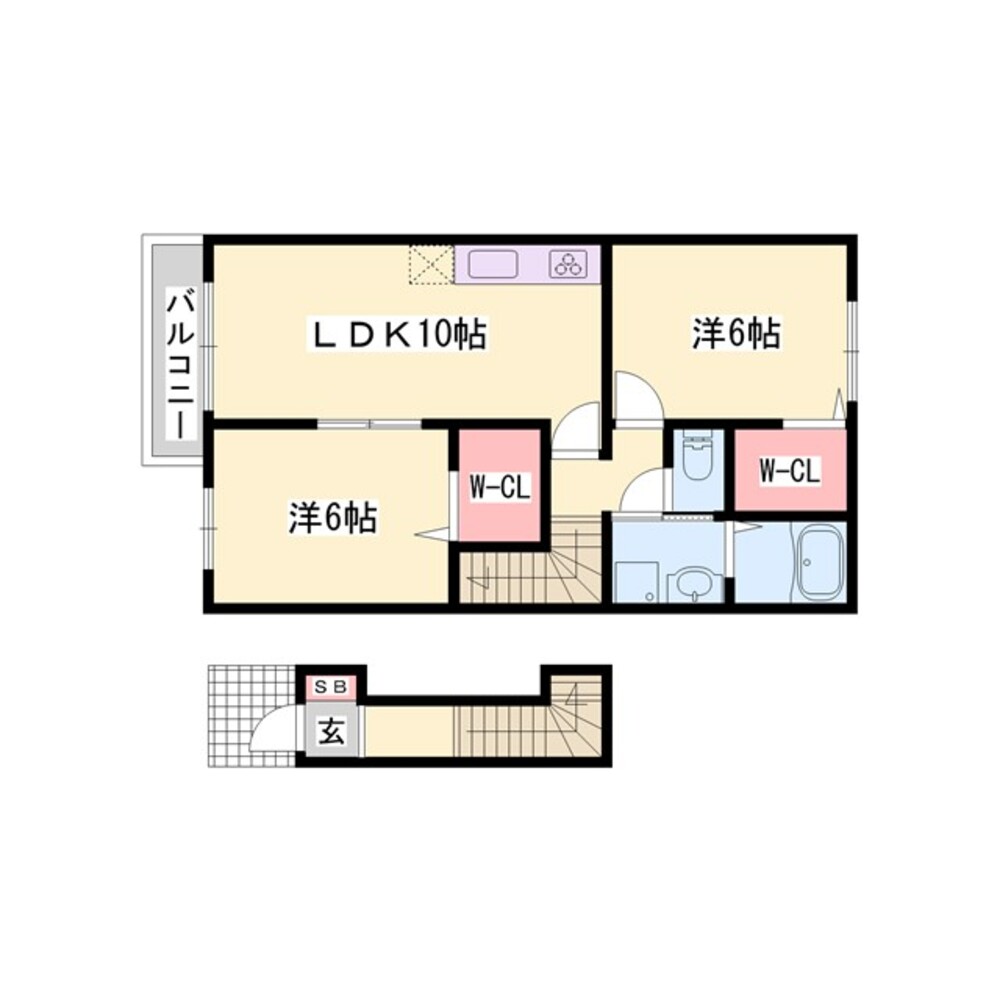 プロムナード 兵庫県神崎郡市川町屋形 (5.15万円／2LDK (洋6 洋6 LDK10)／54.85㎡)｜賃貸物件(賃貸マンション・アパート・一戸建て)の住宅情報・お部屋探しならYahoo!不動産