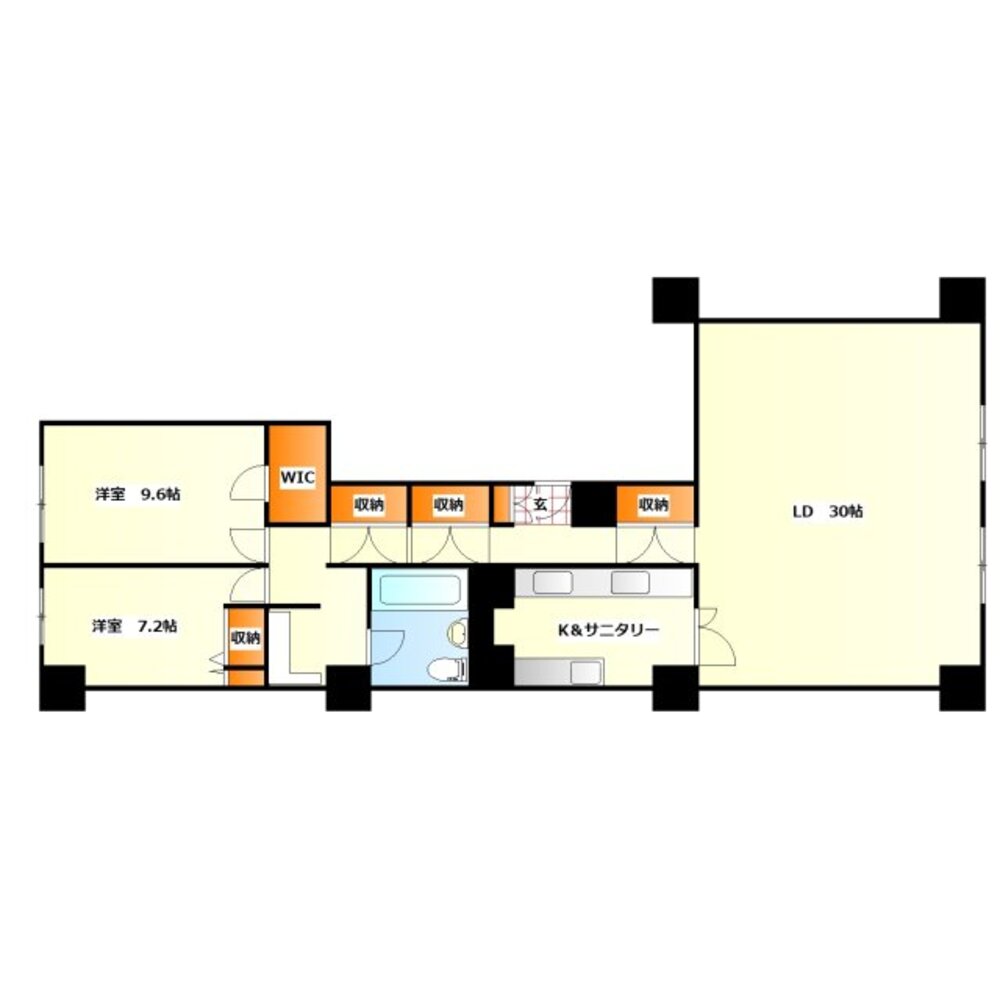 ブラフ100 神奈川県横浜市中区山手町 (33万円／2LDK (洋9.6 洋7.2 LD30.0)／123.63㎡)｜賃貸物件(賃貸マンション・アパート・一戸建て)の住宅情報・お部屋探しなら ...