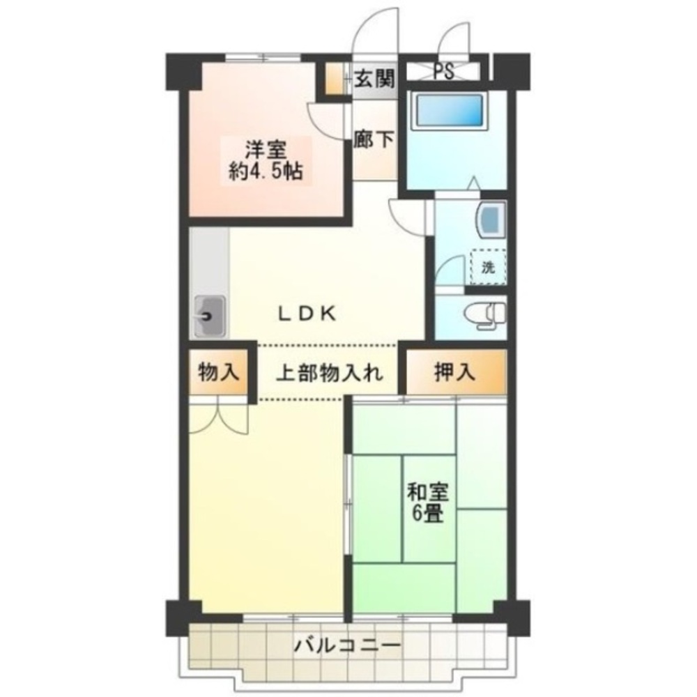 錦サカエマンション 東京都練馬区錦2 (8.5万円／2LDK (和6 洋4.5 LDK11)／51.2㎡)｜賃貸物件(賃貸マンション・アパート・一戸建て)の住宅情報・お部屋探しならYahoo!不動産