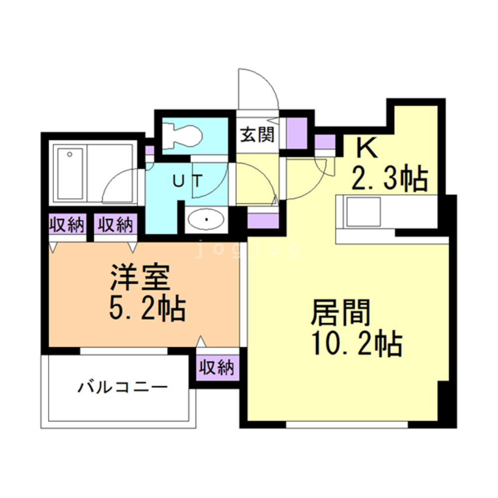 F114 北海道札幌市豊平区月寒東一条14 (7万円／1LDK (洋5.2 K2.3LD10.2)／42.27㎡)｜賃貸物件(賃貸マンション・アパート・一戸建て)の住宅情報・お部屋探しなら ...
