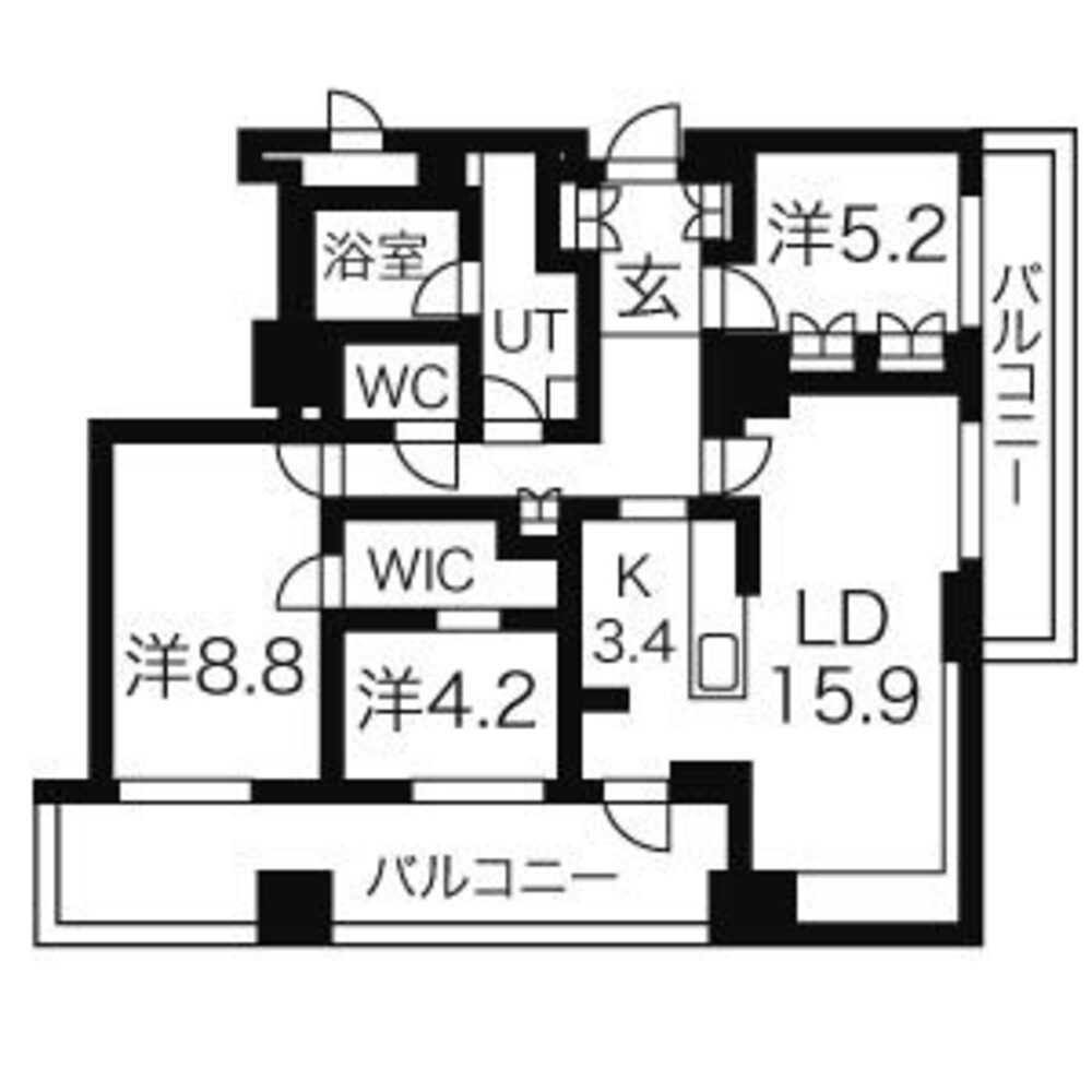 プライムメゾン大通公園 北海道札幌市中央区大通西6 (39万円／2LDK (LDK)／92.41㎡)｜賃貸物件(賃貸マンション・アパート・一戸建て)の住宅情報・お部屋探しならYahoo!不動産