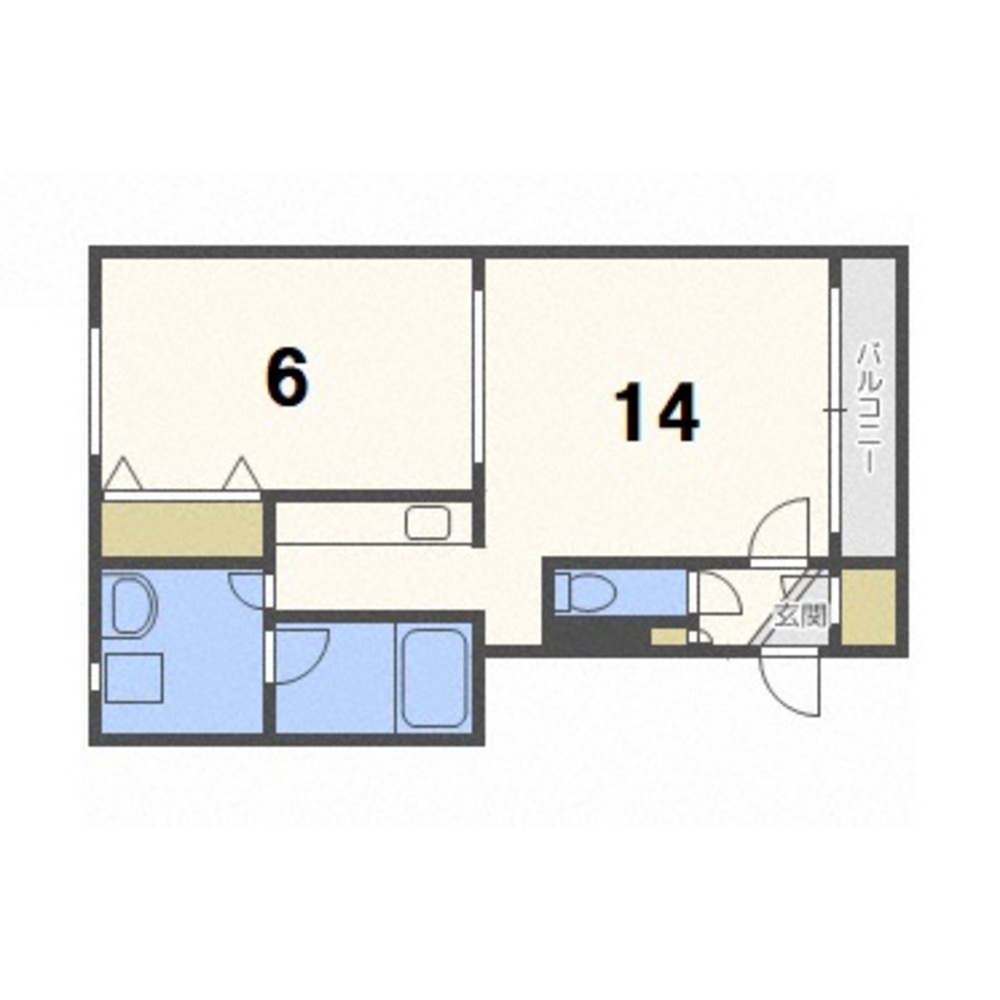 カントリーアヴェニュー 北海道札幌市厚別区厚別中央二条1 (4.5万円／1LDK (洋6 LDK14)／49.66㎡)｜賃貸物件(賃貸マンション・アパート・一戸建て)の住宅情報・お部屋探しなら ...