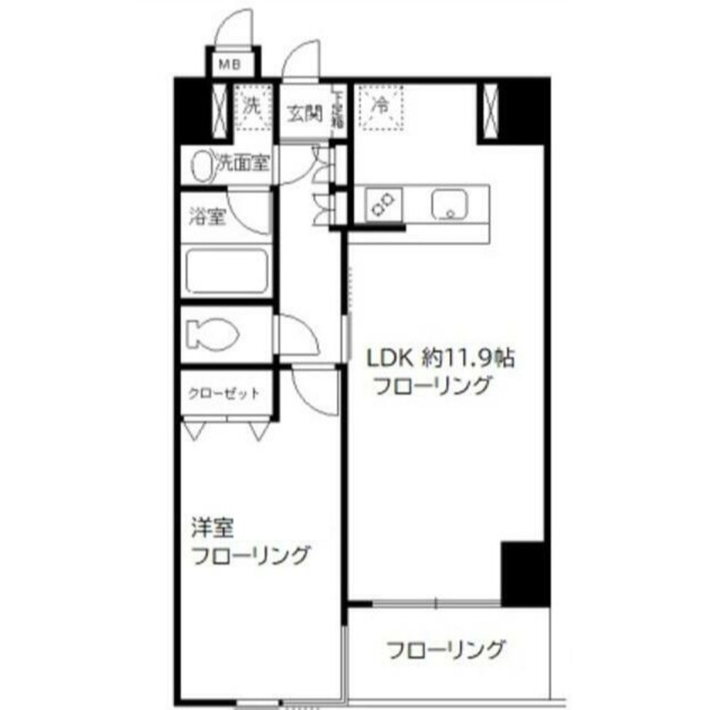 アンティニティ アヤセ 東京都足立区綾瀬2 (10.8万円／1LDK (LDK11.9)／42.69㎡)｜賃貸物件(賃貸マンション・アパート・一戸建て)の住宅情報・お部屋探しならYahoo!不動産