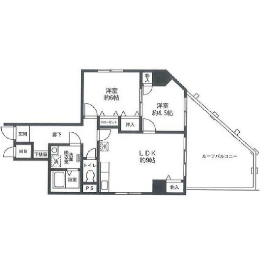 エトワール大高 東京都江戸川区東小松川3 (11万円／2LDK (洋6 洋4.5 LDK9)／59.98㎡)｜賃貸物件(賃貸マンション・アパート・一戸建て)の住宅情報・お部屋探しならYahoo!不動産