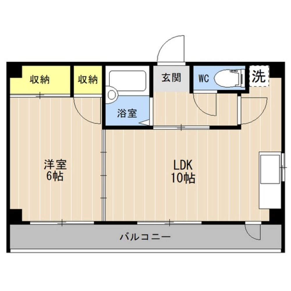 アルモ九品寺 熊本県熊本市中央区九品寺3 (4.25万円／1LDK (洋66 LDK10)／35㎡)｜賃貸物件(賃貸マンション・アパート・一戸建て)の住宅情報・お部屋探しならYahoo!不動産