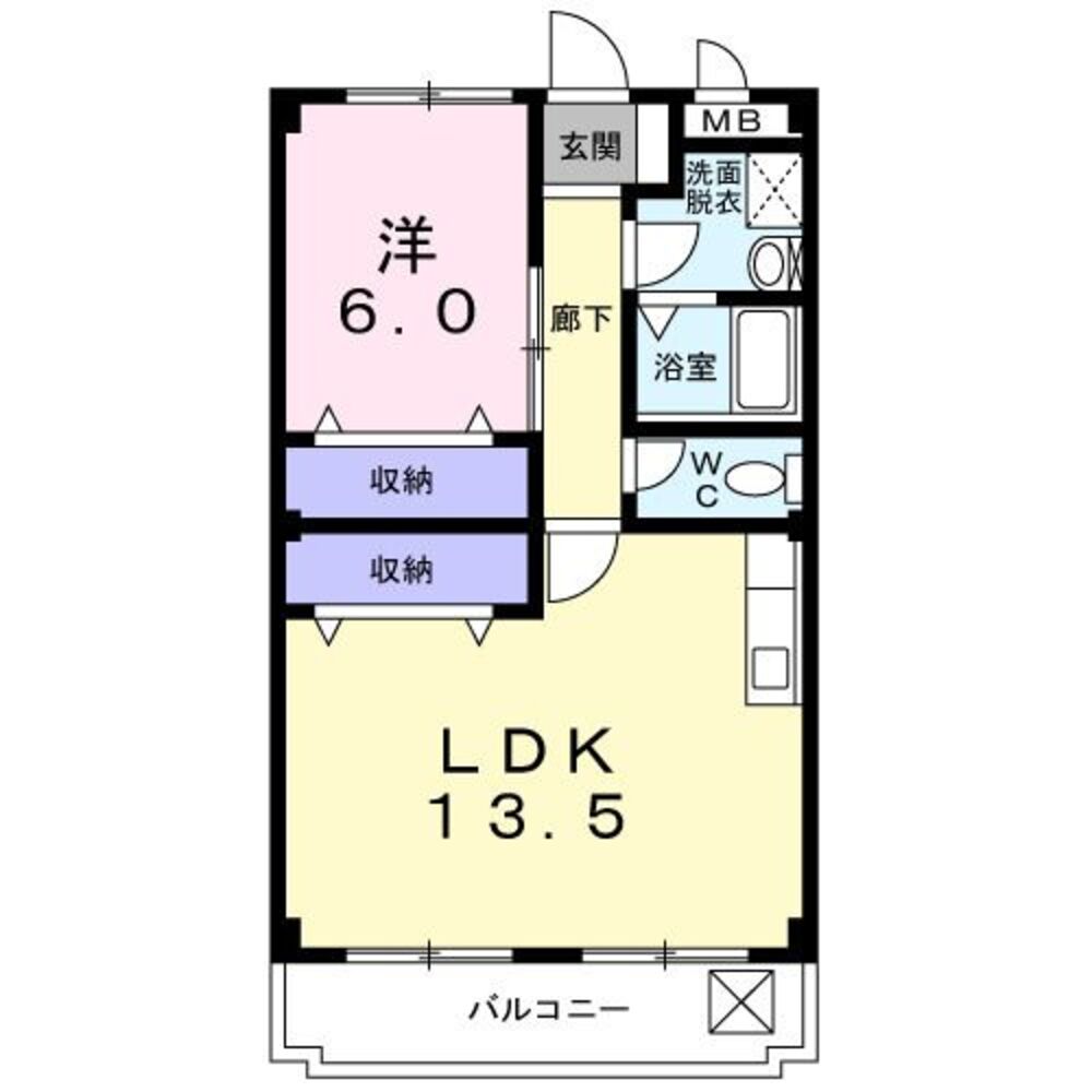 マリッチYS A 栃木県小山市粟宮1 (4.1万円／1LDK (洋6 LDK13.50)／48.5㎡)｜賃貸物件(賃貸マンション・アパート・一戸建て)の住宅情報・お部屋探しならYahoo!不動産