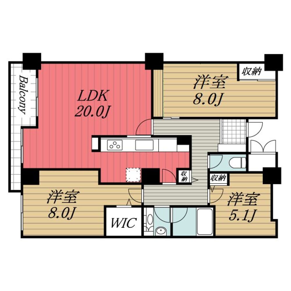 スカイプラザ・ユーカリが丘ウエストタワー 千葉県佐倉市ユーカリが丘4 (13万円／3SLDK (洋8 洋8 洋5.1 LDK20.0)／99.43㎡)｜賃貸物件(賃貸マンション・アパート・一戸 ...