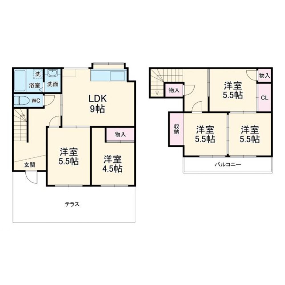 コーポエメラルド 埼玉県所沢市大字北岩岡 (9.5万円／5LDK／108㎡)｜賃貸物件(賃貸マンション・アパート・一戸建て)の住宅情報・お部屋探しならYahoo!不動産