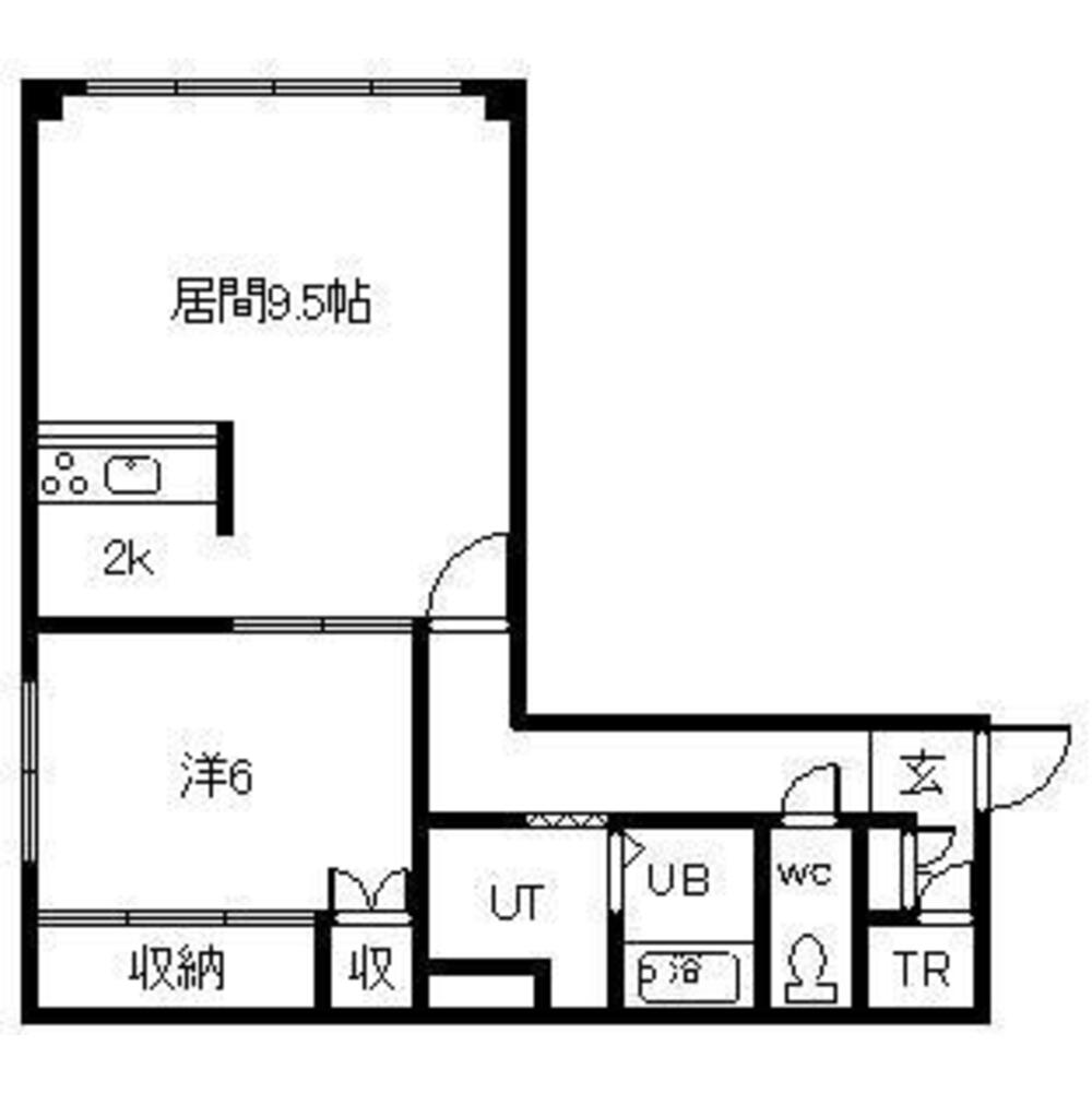 ルチア116 北海道旭川市一条通16 (4.5万円／1LDK (洋9.5 洋6 K2.0)／49.05㎡)｜賃貸物件(賃貸マンション・アパート・一戸建て)の住宅情報・お部屋探しならYahoo!不動産