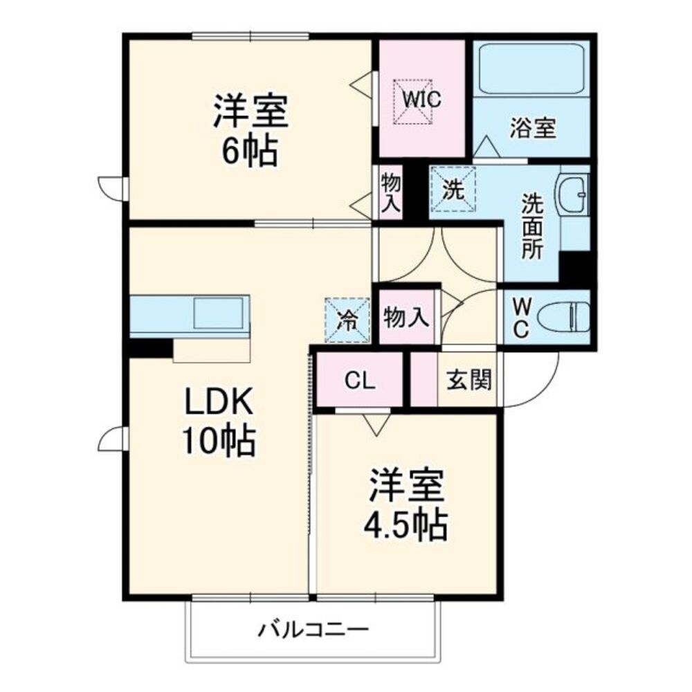 comfort 埼玉県南埼玉郡宮代町和戸1 (8万円／2LDK (洋6 洋4.5 LDK10.0)／51.58㎡)｜賃貸物件(賃貸マンション・アパート・一戸建て)の住宅情報・お部屋探しなら ...