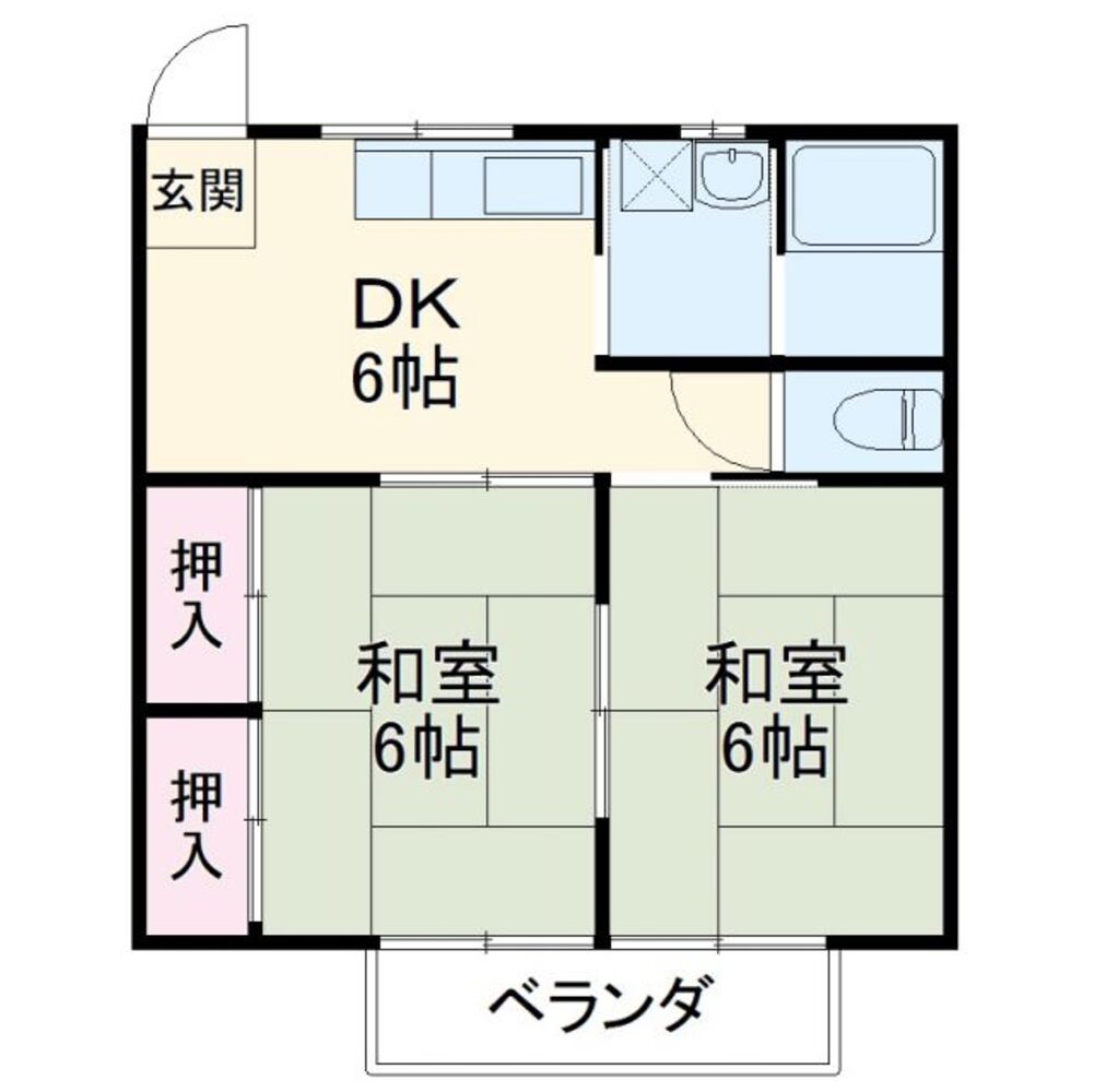 神奈川坂荘A棟 神奈川県横浜市旭区本宿町 (5.2万円／2DK (和6 和6 DK6.0)／40.57㎡)｜賃貸物件(賃貸マンション・アパート・一戸建て)の住宅情報・お部屋探しならYahoo!不動産
