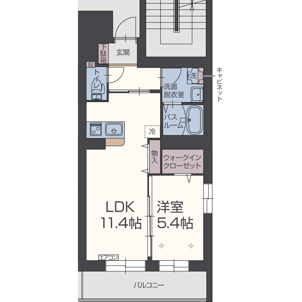 RH 静岡県沼津市三枚橋町 (7.6万円／1LDK (洋5.4 LDK11.4)／44.12㎡)｜賃貸物件(賃貸マンション・アパート・一戸建て)の住宅情報・お部屋探しならYahoo!不動産