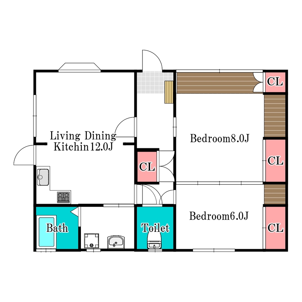 花尻借家 岡山県岡山市北区花尻 (5万円／2LDK (和6 和6 LDK12)／77.01㎡)｜賃貸物件(賃貸マンション・アパート・一戸建て)の住宅情報・お部屋探しならYahoo!不動産
