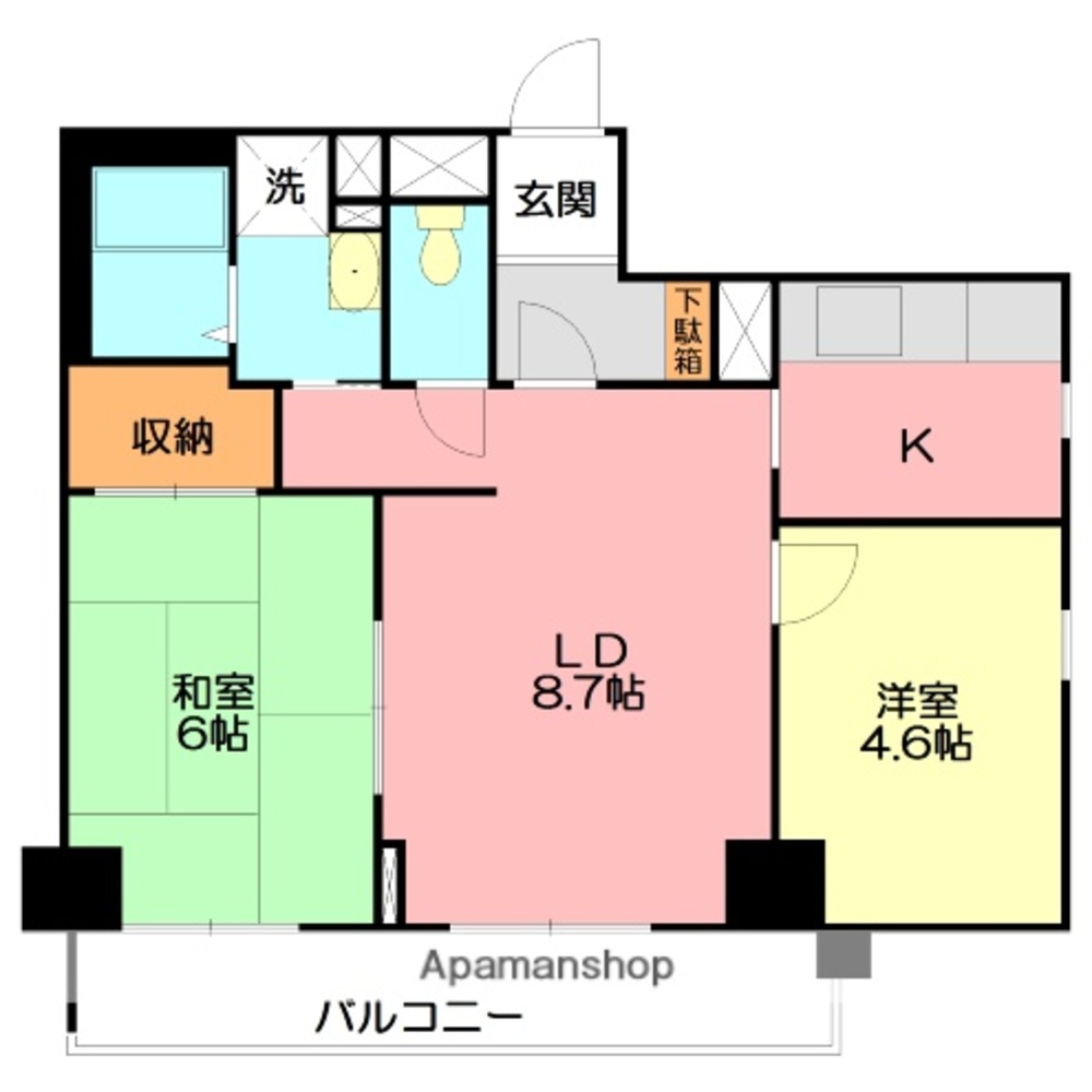 産興鶴巻ビル 神奈川県秦野市鶴巻北1 (7.5万円／2LDK (LDK)／50.46㎡)｜賃貸物件(賃貸マンション・アパート・一戸建て)の住宅情報・お部屋探しならYahoo!不動産