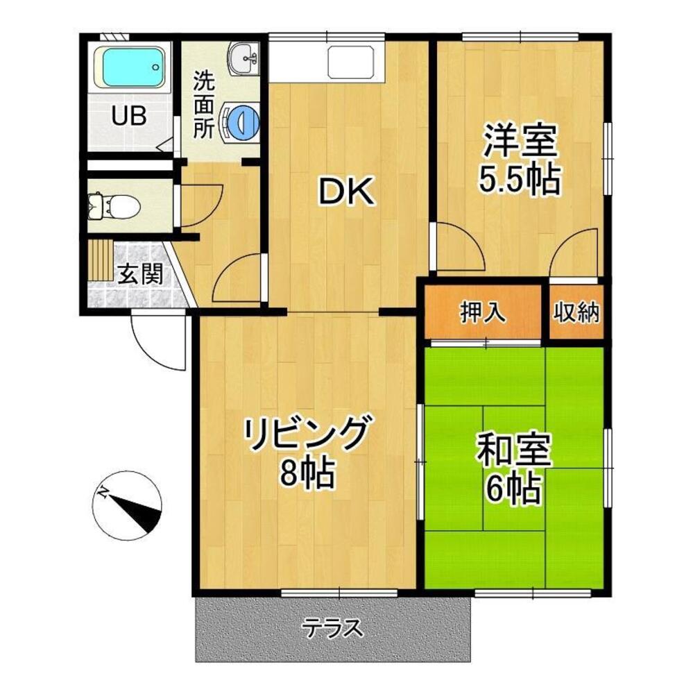 キャッスル天ノ方 埼玉県狭山市大字東三ツ木 (5.9万円／2LDK (和6 洋5.5 L8DK6)／54.81㎡)｜賃貸物件(賃貸マンション・アパート・一戸建て)の住宅情報・お部屋探しなら ...