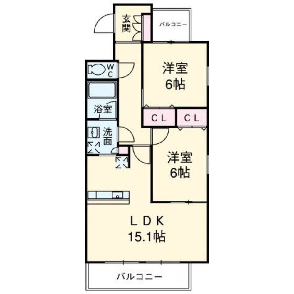 アンコールヴィラ 愛知県名古屋市中川区法華2 (8.8万円／2LDK (洋6 洋6 LDK15.2)／63.32㎡)｜賃貸物件(賃貸マンション・アパート・一戸建て)の住宅情報・お部屋探しなら ...