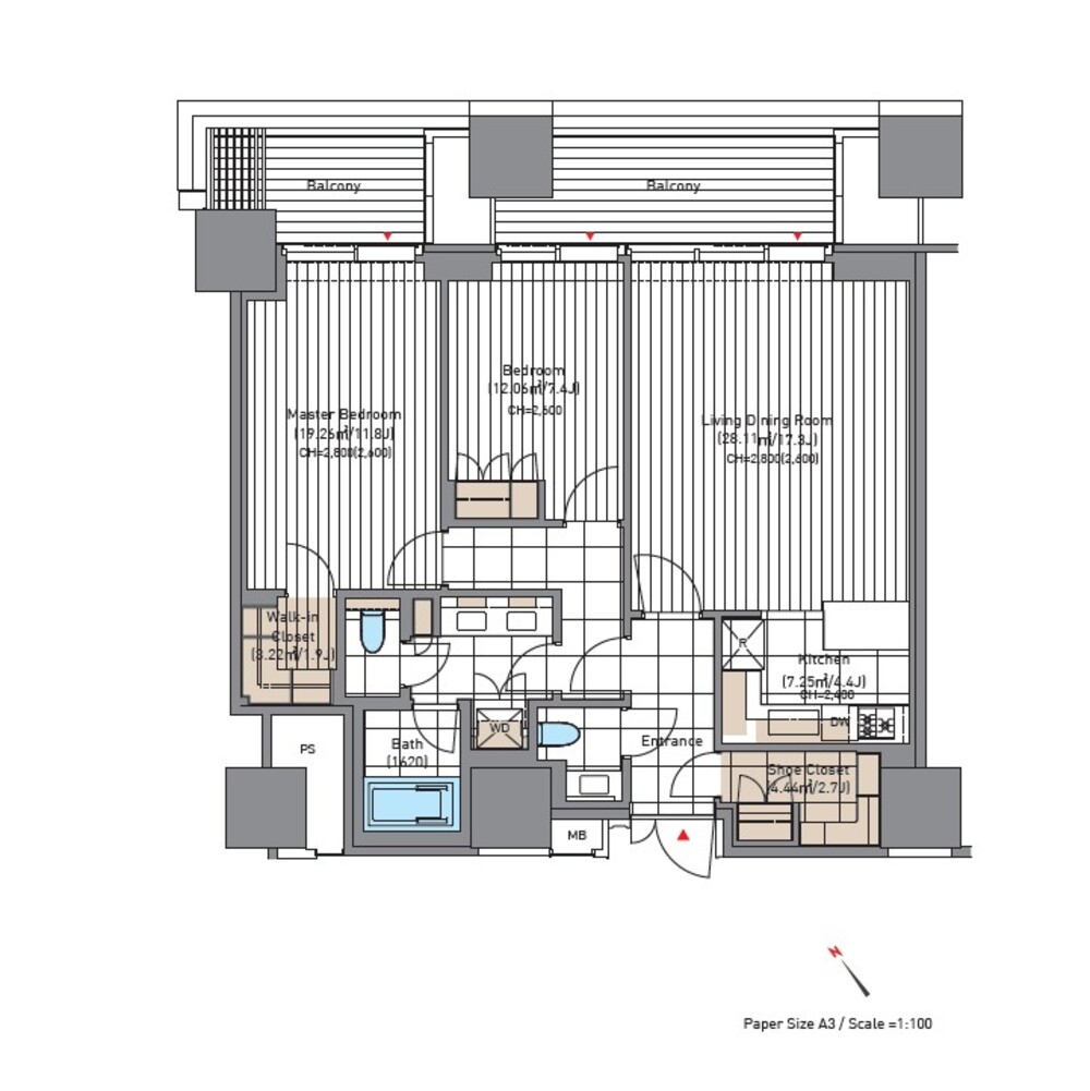 麻布台ヒルズレジデンスA 東京都港区麻布台1 (136万円／2LDK (洋9.6 洋7.1 LD19.6K5)／103.81㎡)｜賃貸物件(賃貸マンション・アパート・一戸建て)の住宅情報・お ...