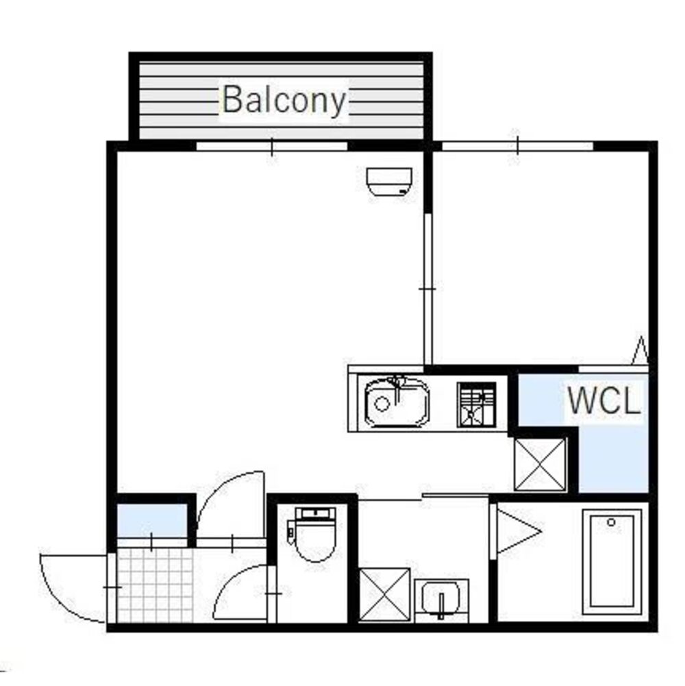 SS VII 北海道札幌市東区北二十三条東18 (5.4万円／1LDK (洋3.9 L:8.3K:1.9)／32.81㎡)｜賃貸物件(賃貸マンション・アパート・一戸建て)の住宅情報・お部屋探し ...