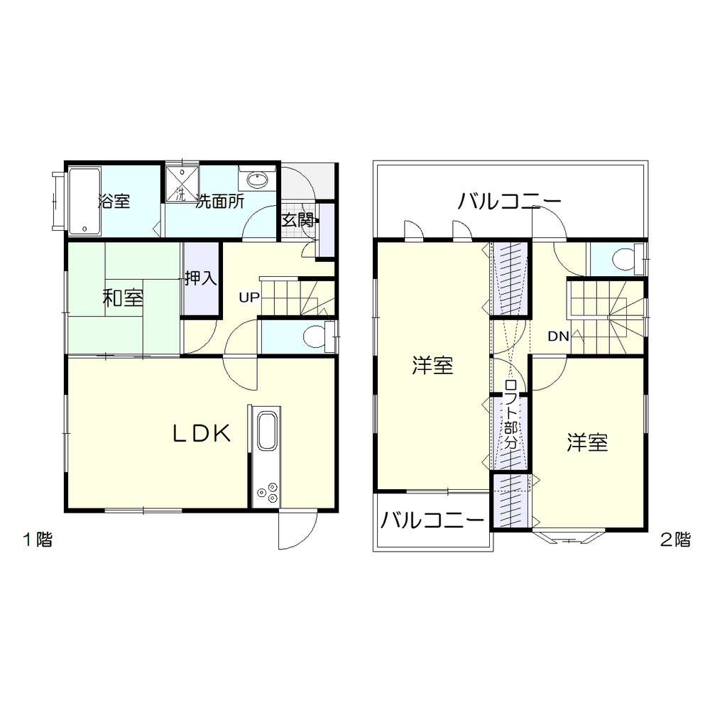 鹿児島本線 鹿児島駅 2階建 築18年 鹿児島県鹿児島市坂元町 (9.3万円／4LDK (和4.5 洋12 洋10 洋6 LDK)／88.6㎡)｜賃貸物件(賃貸マンション・アパート・一戸建て ...