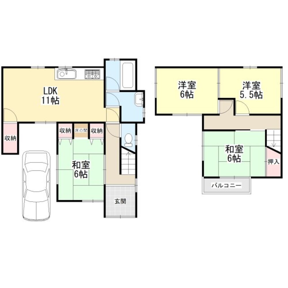 蔵之宮町戸建 奈良県大和高田市蔵之宮町 (6.5万円／4LDK／100.53㎡)｜賃貸物件(賃貸マンション・アパート・一戸建て)の住宅情報・お部屋探しならYahoo!不動産