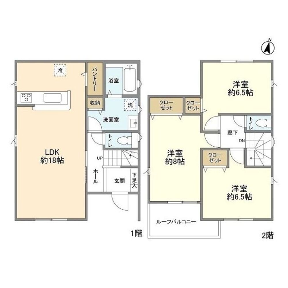 Kolet八王子四谷＃03 東京都八王子市四谷町 (15.6万円／3LDK (洋8 洋6.5 洋6.5 LDK18.0)／93.15㎡)｜賃貸物件(賃貸マンション・アパート・一戸建て)の住宅 ...