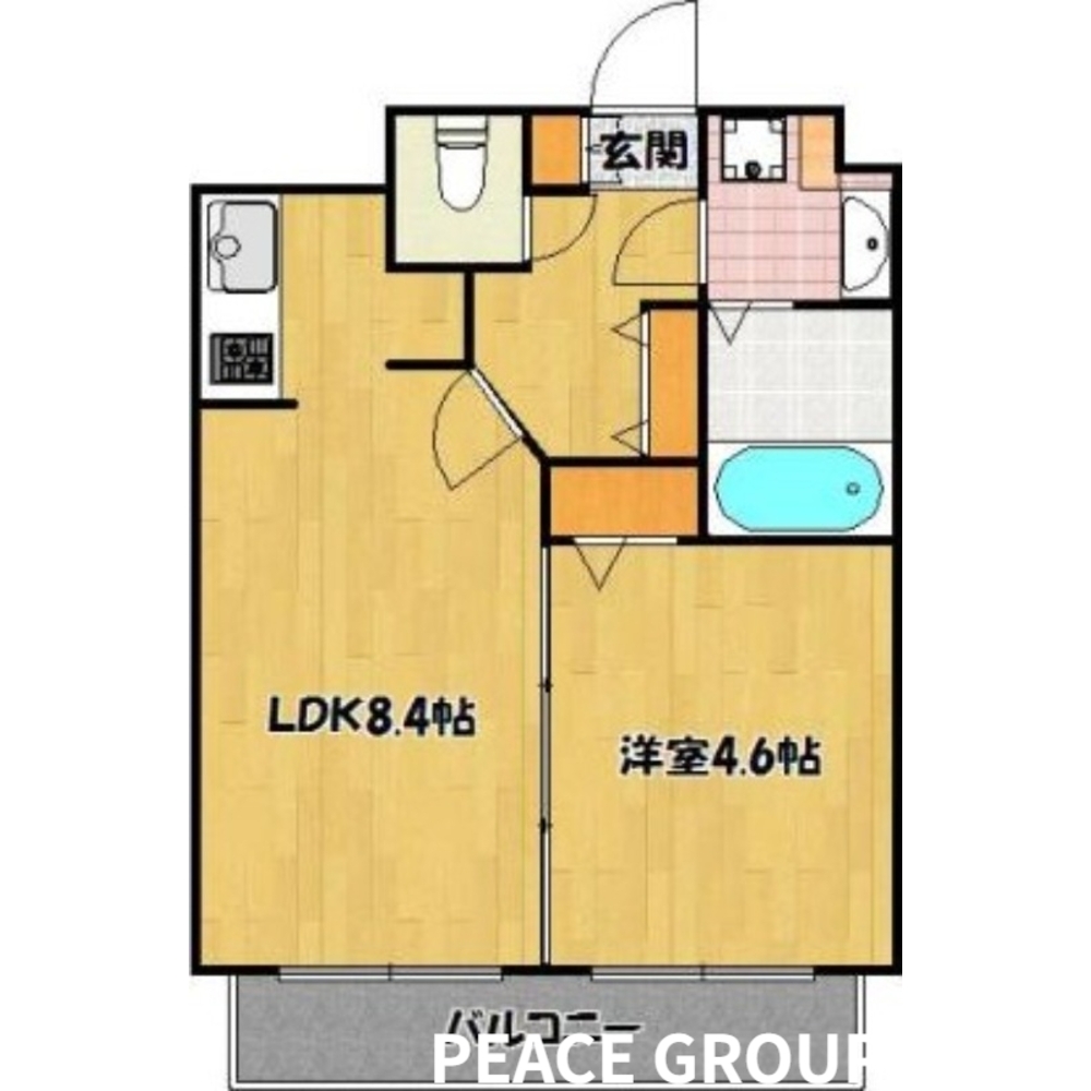 鹿児島本線 吉塚駅 10階建 築20年 福岡県福岡市博多区千代1 (6.3万円／1LDK (洋4.6 LDK8.4)／32.64㎡)｜賃貸物件(賃貸マンション・アパート・一戸建て)の住宅情報 ...