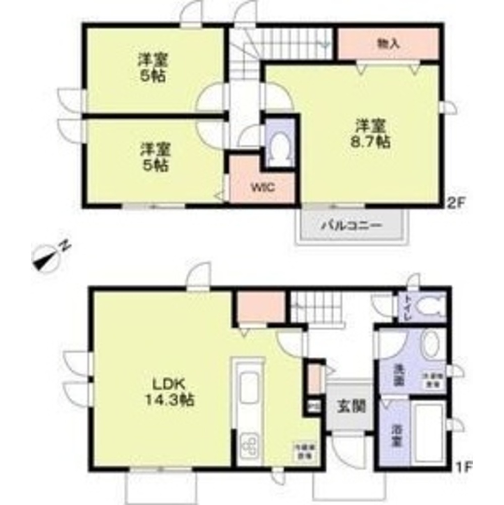 船橋市海神町2丁目戸建 千葉県船橋市海神町2 (20万円／3LDK (洋8.7 洋5 LDK14.3)／81.56㎡)｜賃貸物件(賃貸マンション・アパート・一戸建て)の住宅情報・お部屋探しなら ...