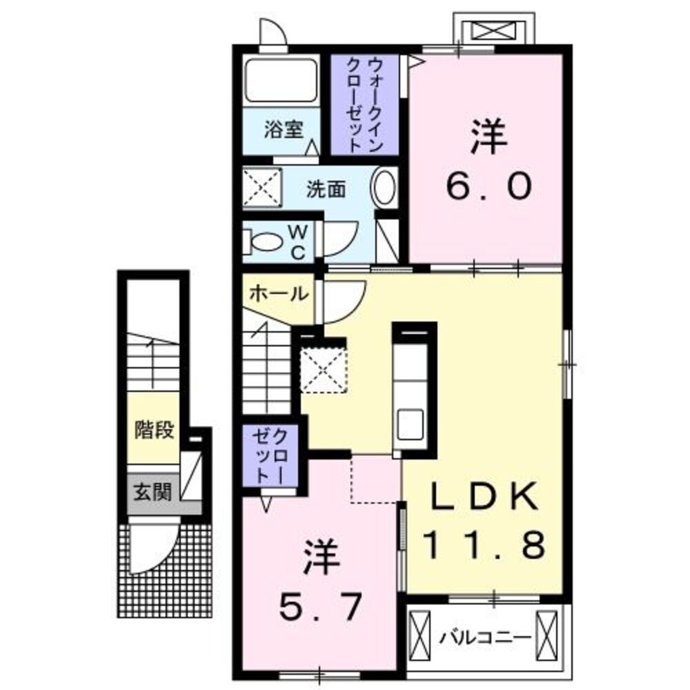 エレガント シックス リリィ 愛知県高浜市田戸町7 (6.8万円／2LDK (洋6 洋5.7 LDK11.80)／56.68㎡)｜賃貸物件(賃貸マンション・アパート・一戸建て)の住宅情報・お ...