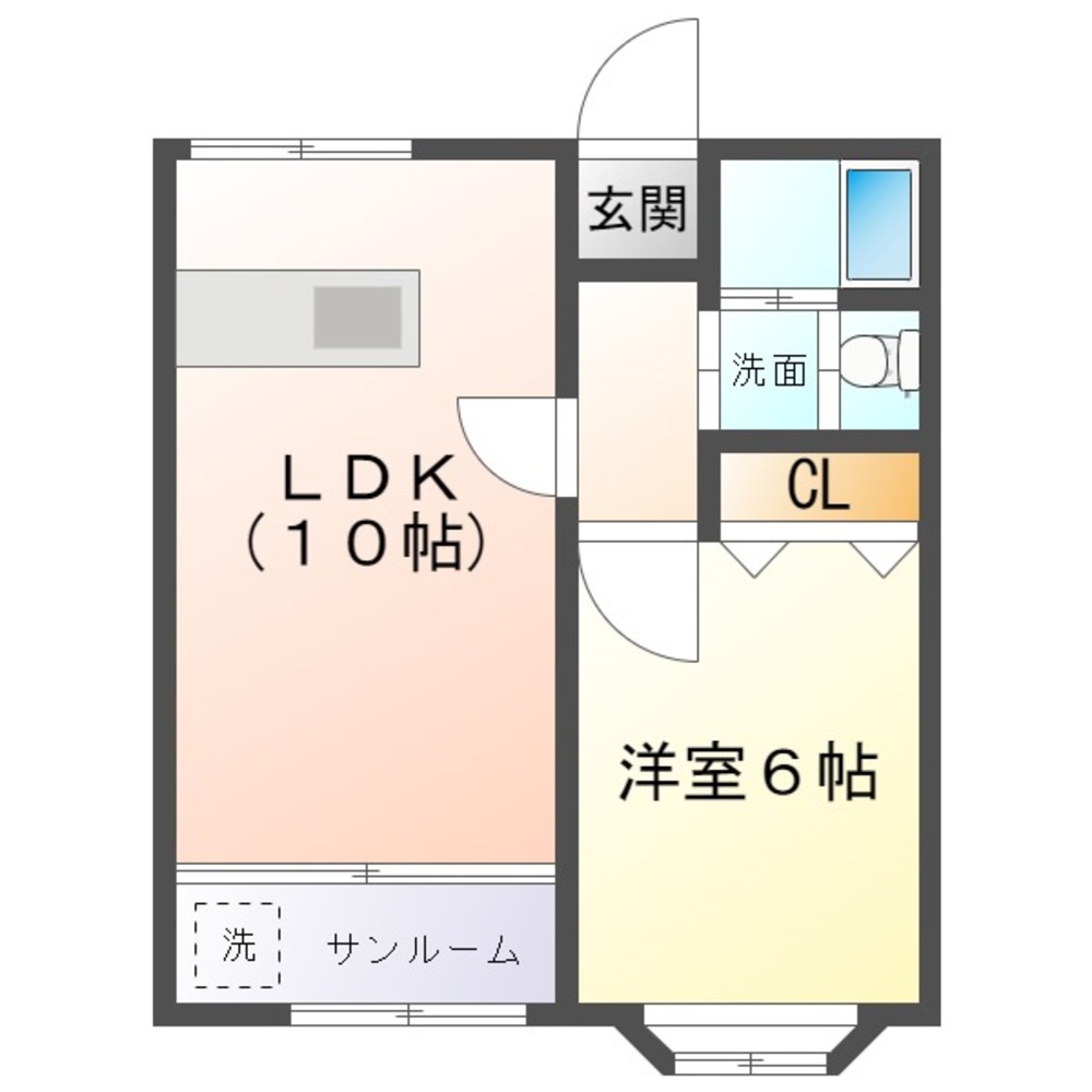 メゾン博文 鹿児島県鹿屋市川西町 (2.8万円／1LDK／39.1㎡)｜賃貸物件(賃貸マンション・アパート・一戸建て)の住宅情報・お部屋探しならYahoo!不動産