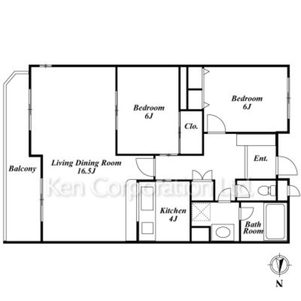 メルヴェイユ118 東京都杉並区高井戸西1 (22万円／2LDK (洋6 洋6 LD16K4)／75.33㎡)｜賃貸物件(賃貸マンション・アパート・一戸建て)の住宅情報・お部屋探しなら ...