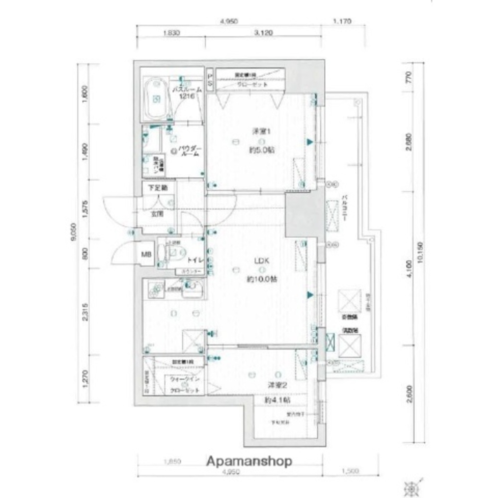 グランフォーレラグゼ博多駅南 福岡県福岡市博多区博多駅南4 (11.3万円／2LDK (洋5 洋4.1 LDK10)／47.01㎡)｜賃貸物件(賃貸マンション・アパート・一戸建て)の住宅情報 ...