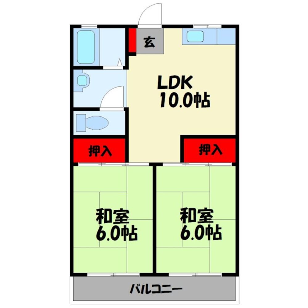 筑豊本線 新飯塚駅 2階建 築33年 福岡県飯塚市伊岐須 (3.2万円／2LDK (和6 和6 LDK10)／47.81㎡)｜賃貸物件(賃貸マンション・アパート・一戸建て)の住宅情報・お ...