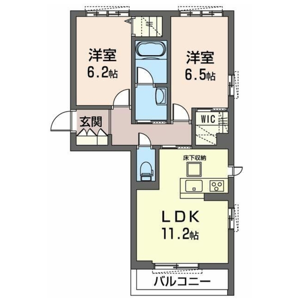 シエル 神奈川県藤沢市渡内3 (9.5万円／2LDK (洋6.5 洋6.2 LDK11.2)／55.75㎡)｜賃貸物件(賃貸マンション・アパート・一戸建て)の住宅情報・お部屋探しならYahoo!不動産