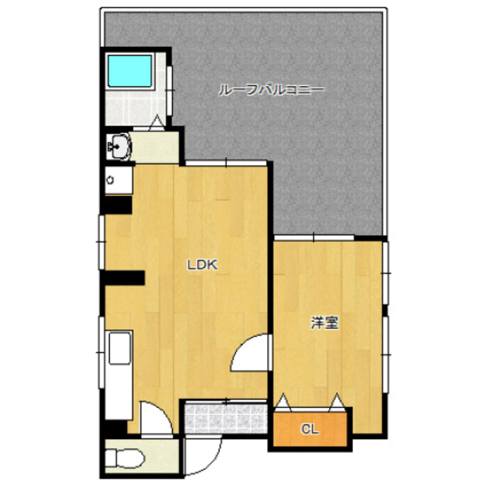 コーポ須美 福岡県北九州市八幡西区東筑2 (3.5万円／1LDK (LDK)／41.51㎡)｜賃貸物件(賃貸マンション・アパート・一戸建て)の住宅情報・お部屋探しならYahoo!不動産