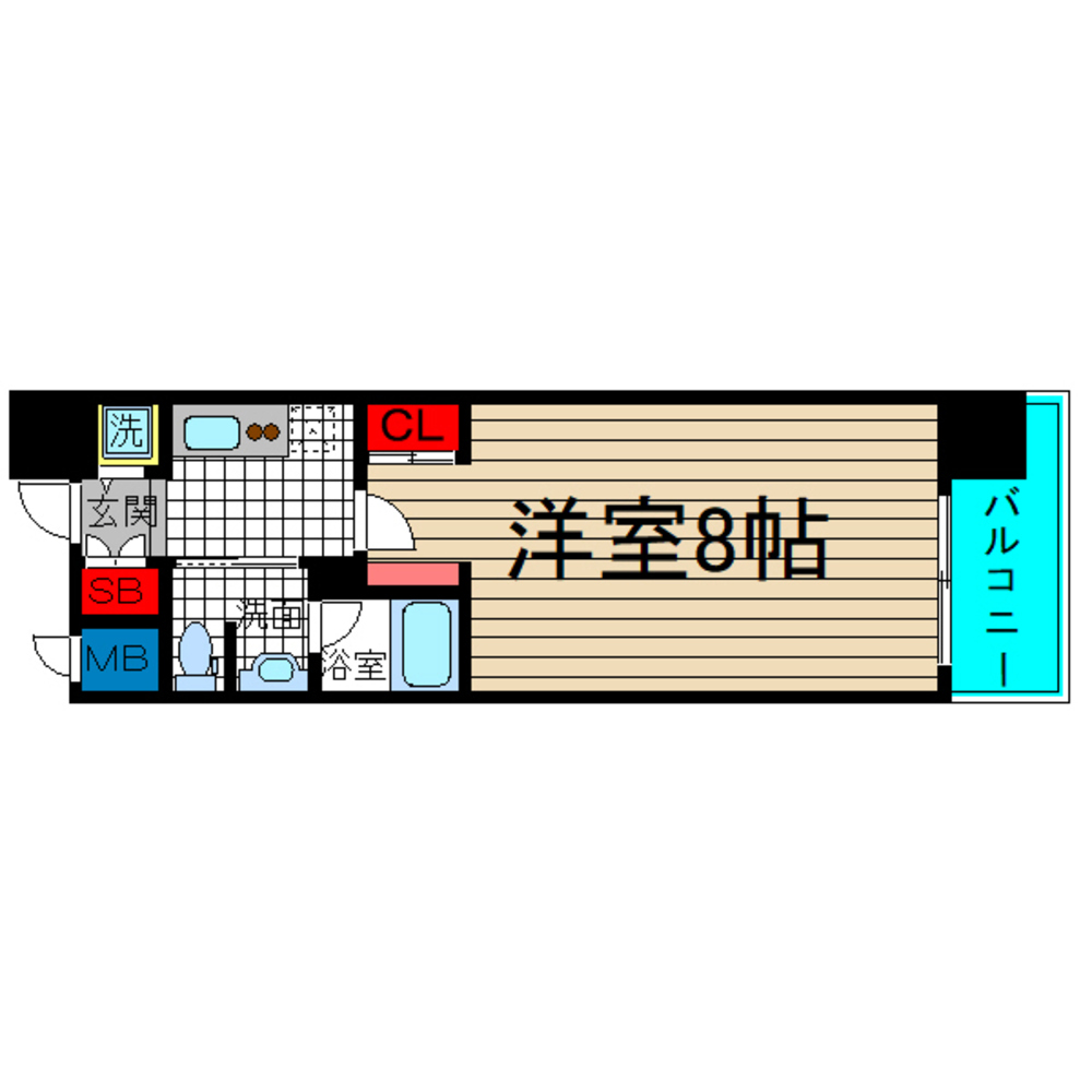 エスライズ北堀江スワン 大阪府大阪市西区北堀江2 (6.95万円／1K (洋8 K2.0)／24.91㎡)｜賃貸物件(賃貸マンション・アパート・一戸建て)の住宅情報・お部屋探しならYahoo!不動産