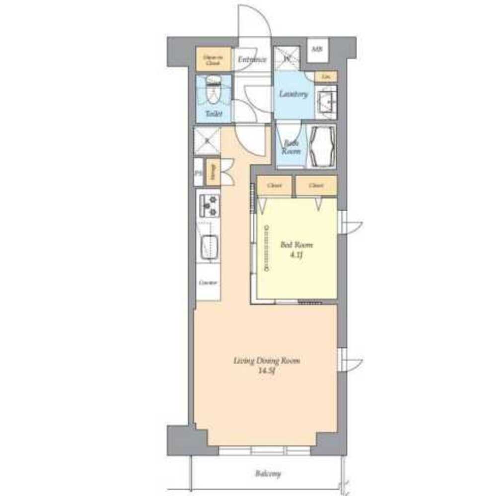 AIFLAT渋谷西原 東京都渋谷区西原2 (26万円／1LDK (洋4.1 L14.5)／43.2㎡)｜賃貸物件(賃貸マンション・アパート・一戸建て)の住宅情報・お部屋探しならYahoo!不動産