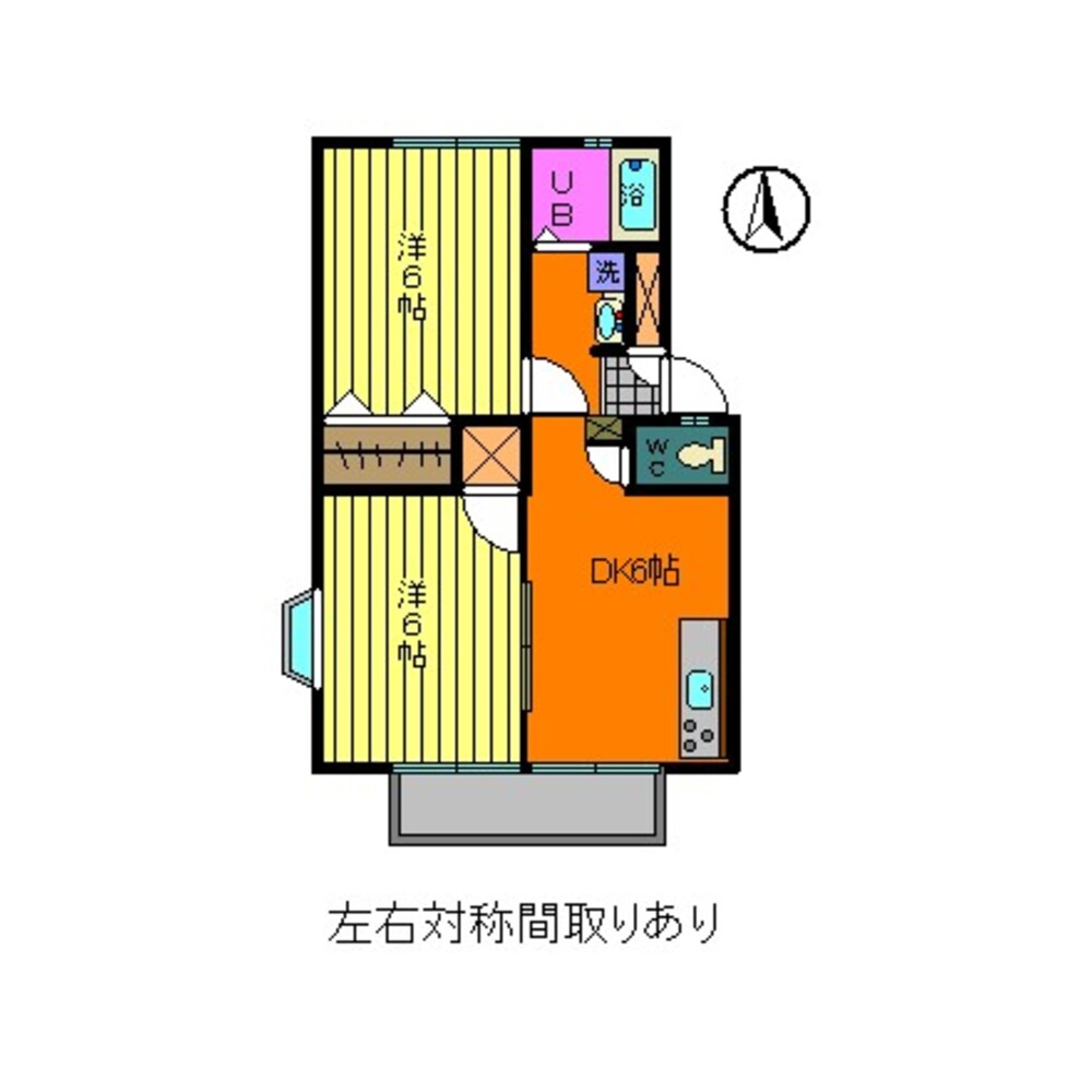 セシカブルーA棟 茨城県古河市関戸 (4万円／2DK (洋6 洋6 DK6)／36.36㎡)｜賃貸物件(賃貸マンション・アパート・一戸建て)の住宅情報・お部屋探しならYahoo!不動産