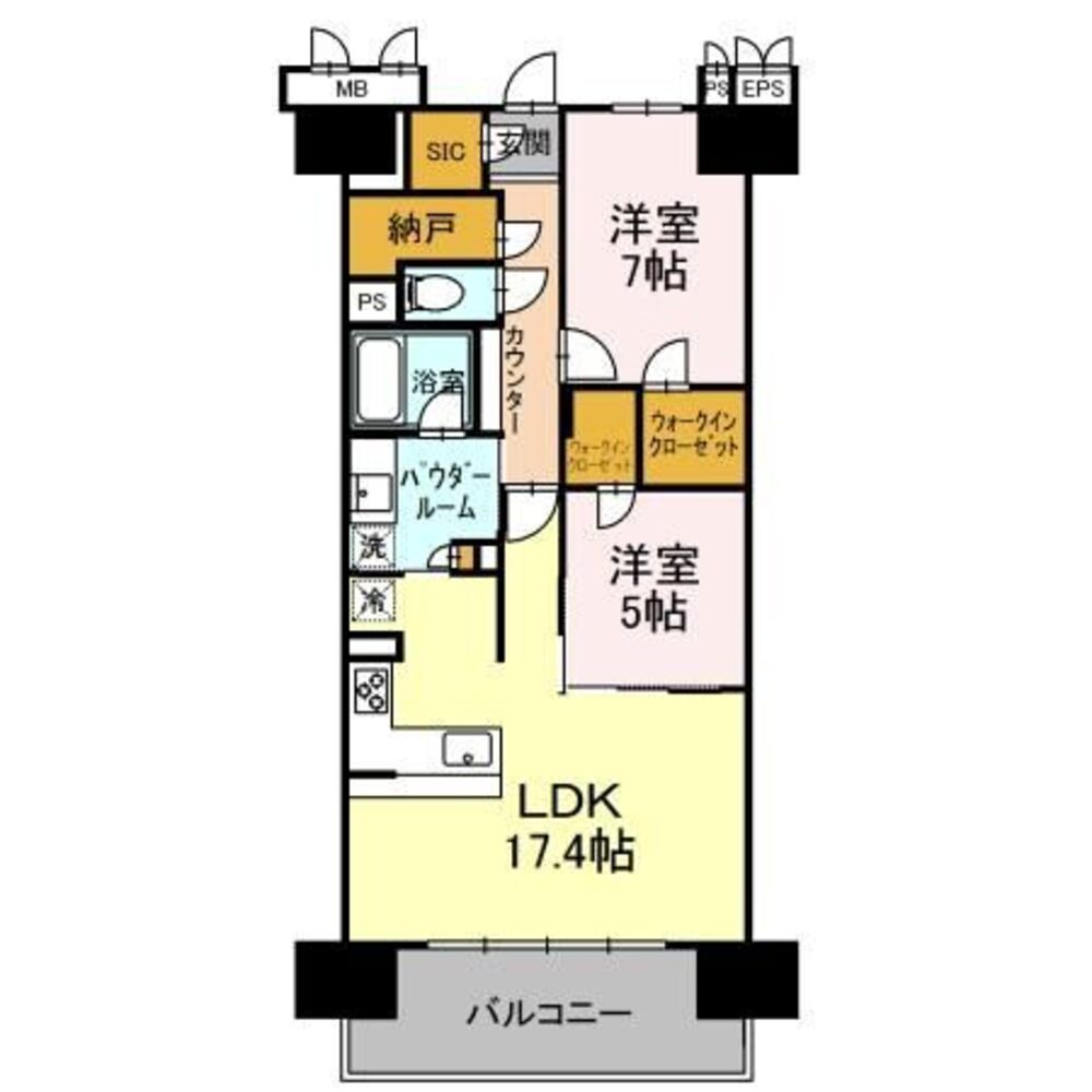 プレミスト鷹匠 静岡県静岡市葵区鷹匠2 (25万円／2LDK (洋7 洋5 LDK17.4)／73.06㎡)｜賃貸物件(賃貸マンション・アパート・一戸建て)の住宅情報・お部屋探しならYahoo!不動産