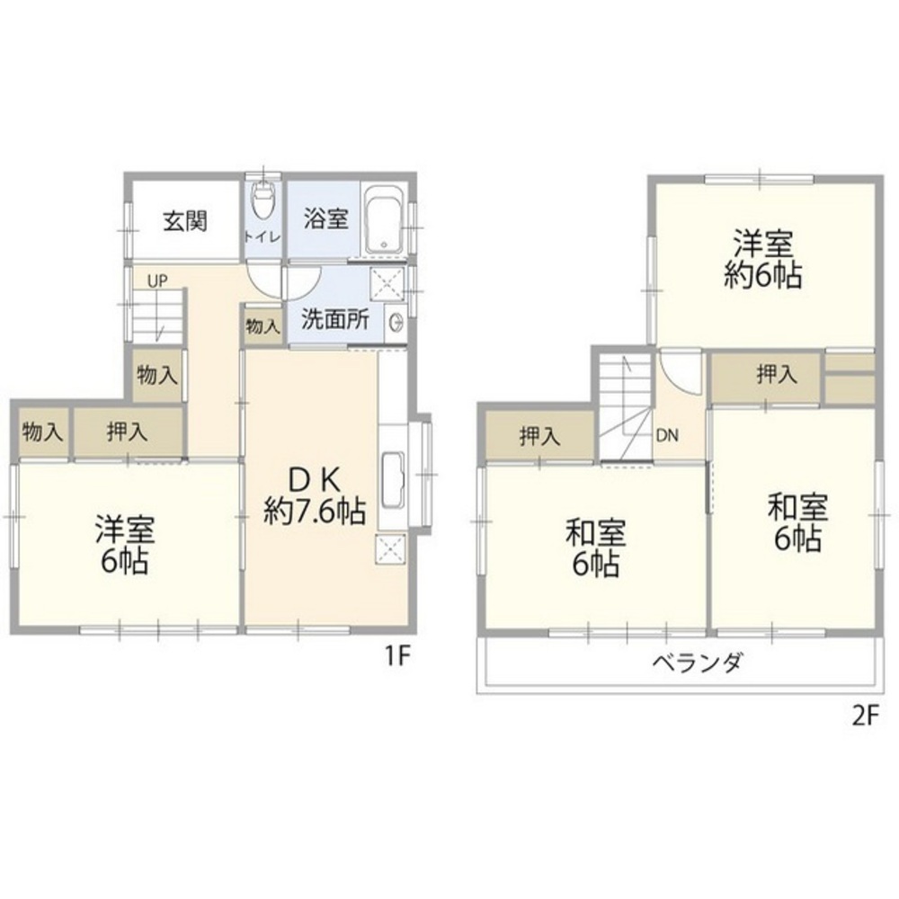 府中市是政1丁目住宅(0004933) 東京都府中市是政1 (13万円／4LDK (和6 和6 洋6 洋6 DK7.6)／77㎡)｜賃貸物件(賃貸マンション・アパート・一戸建て)の住宅情報・お ...