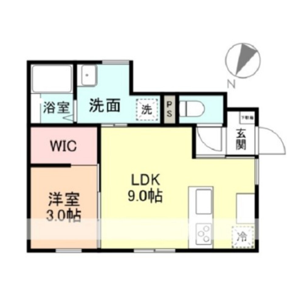 富山地鉄本線 稲荷町駅 2階建 築1年未満 富山県富山市弥生町1 (6.5万円／1LDK (洋3 LDK9)／32.31㎡)｜賃貸物件(賃貸マンション・アパート・一戸建て)の住宅情報・お ...