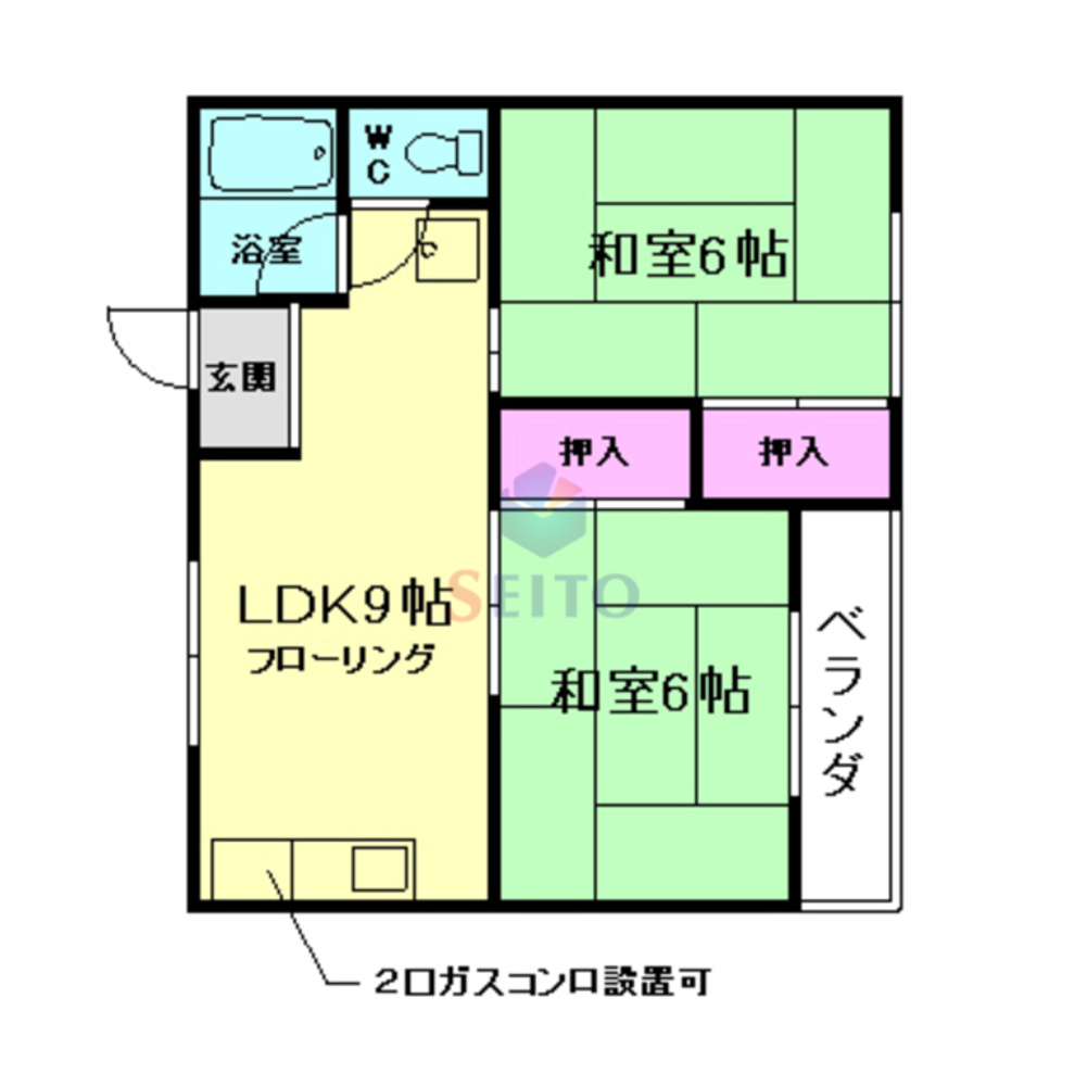 前沢マンション 大阪府豊中市螢池北町3 (5万円／2LDK (和6 和6 LDK9)／40.55㎡)｜賃貸物件(賃貸マンション・アパート・一戸建て)の住宅情報・お部屋探しならYahoo!不動産