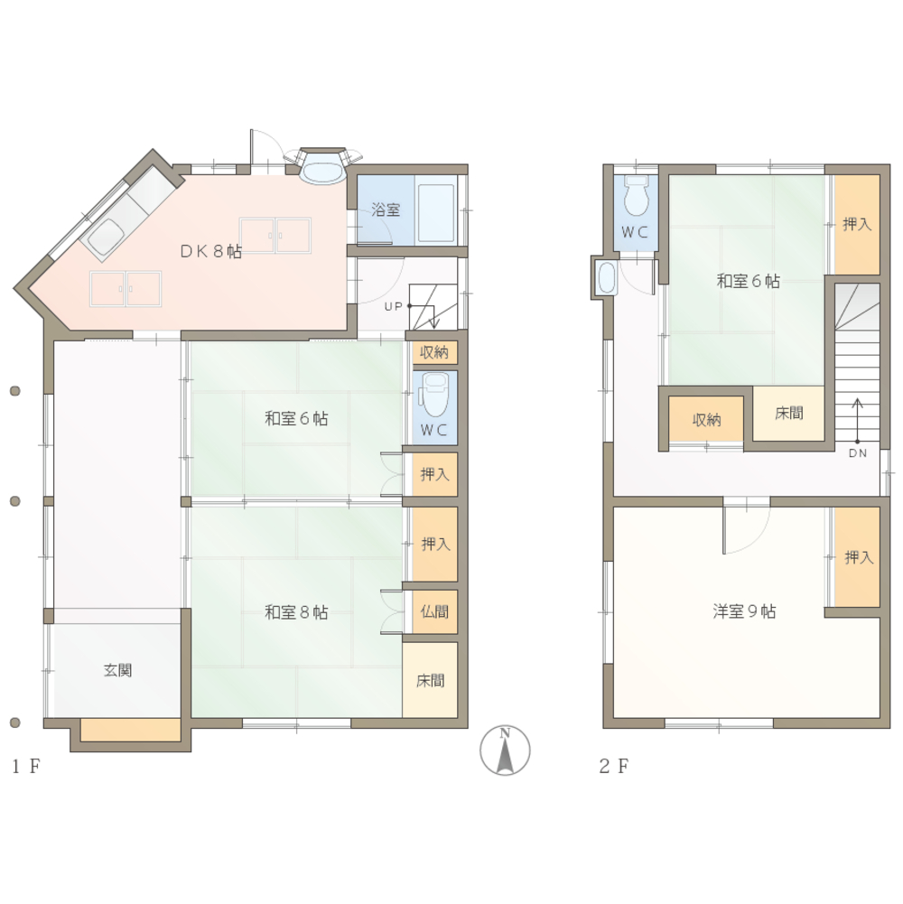 大宮3丁目貸家 福井県福井市大宮3 (6.5万円／4DK (和8 和6 和6 洋9 DK8)／109.9㎡)｜賃貸物件(賃貸マンション・アパート・一戸建て)の住宅情報・お部屋探しならYahoo!不動産