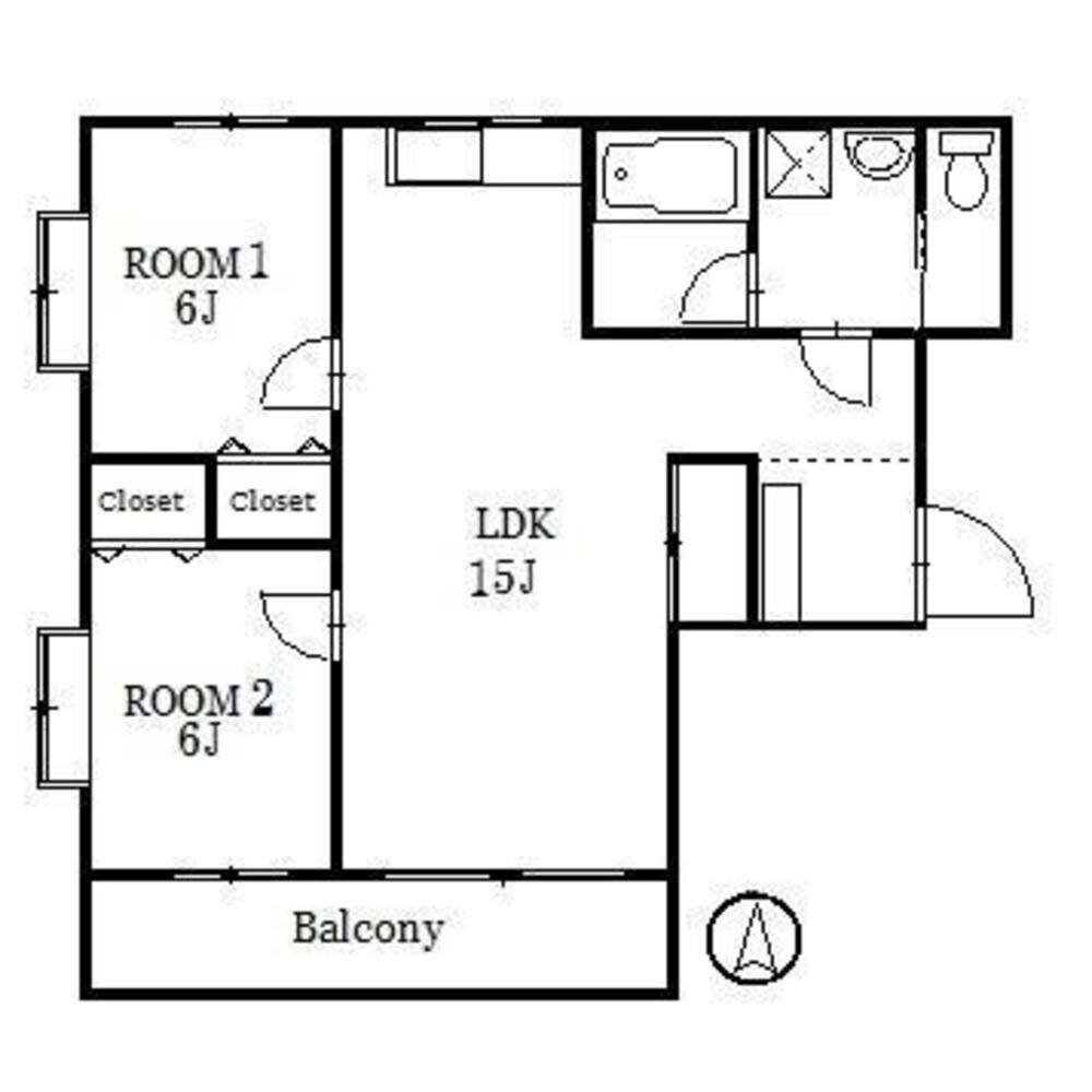 ネーブルうらやしき B棟 宮城県石巻市門脇字浦屋敷 (5.5万円／2LDK (洋6 洋6 LDK15)／67.47㎡)｜賃貸物件(賃貸マンション・アパート・一戸建て)の住宅情報・お部屋探しなら ...