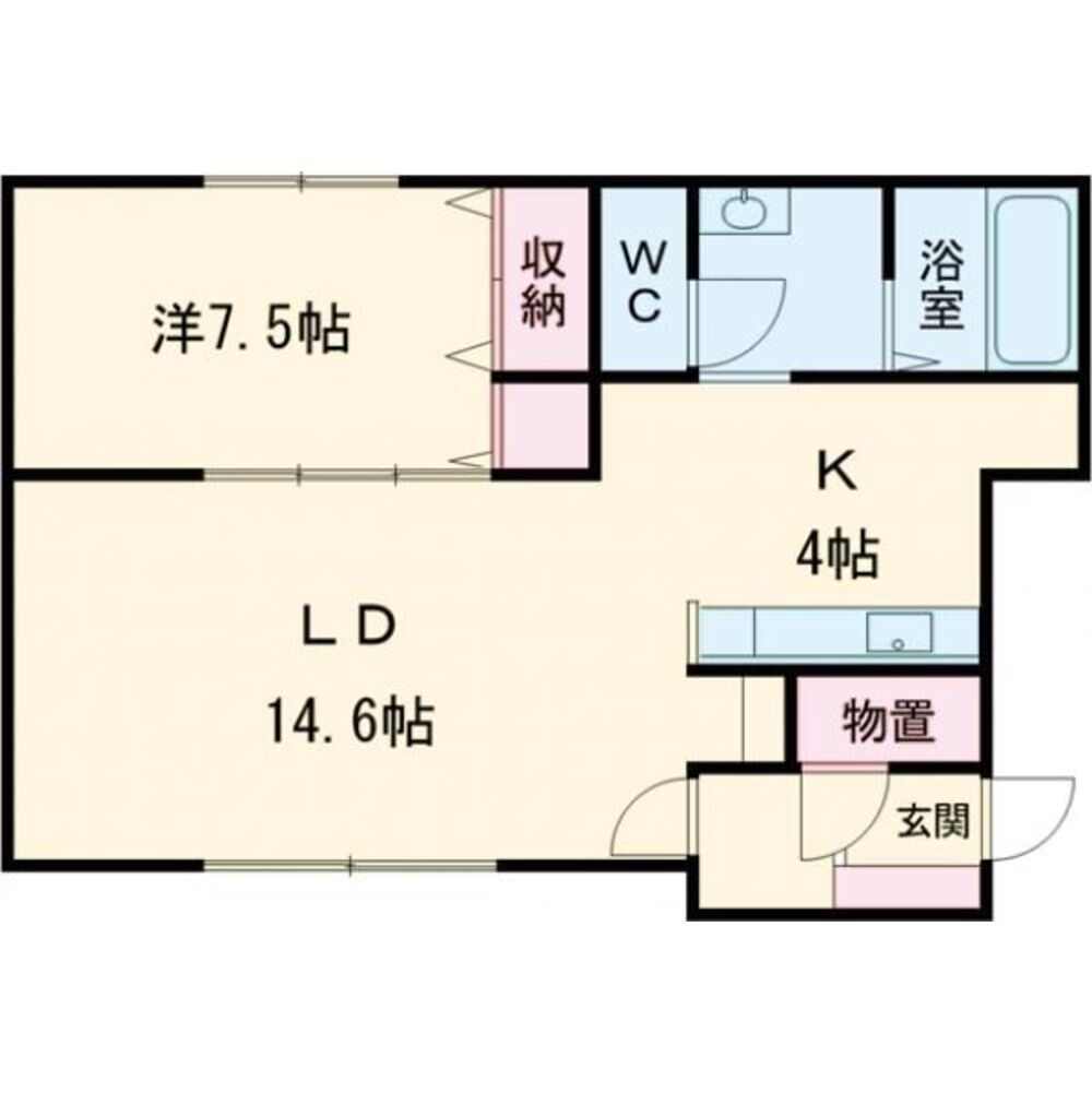石北本線 旭川四条駅 2階建 築14年 北海道旭川市四条通21 (5.5万円／1LDK (洋7.5 LDK18.60)／58.27㎡)｜賃貸物件(賃貸マンション・アパート・一戸建て)の住宅情報 ...