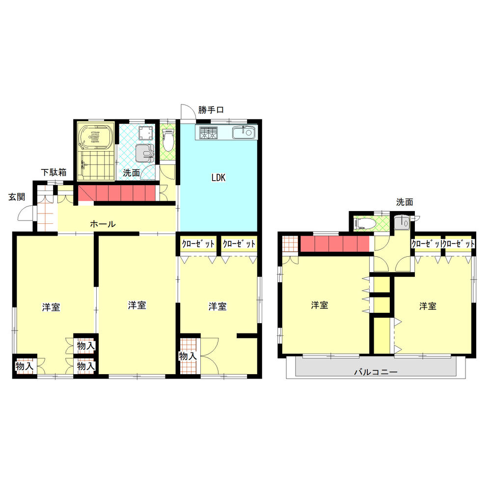 尾崎邸 岡山県岡山市中区藤原光町2 (11万円／5LDK (洋13 洋11.5 洋10 洋10 洋9.5 LDK9.5)／135.87㎡)｜賃貸物件(賃貸マンション・アパート・一戸建て)の住宅 ...