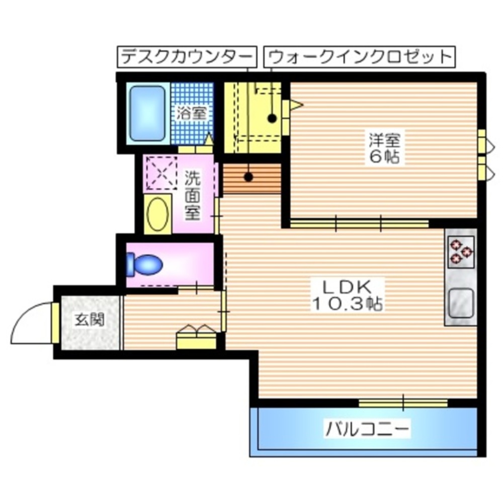 KR．Bills 神奈川県横浜市神奈川区羽沢町 (11万円／1LDK (洋6 LDK10.3)／41.47㎡)｜賃貸物件(賃貸マンション・アパート・一戸建て)の住宅情報・お部屋探しなら ...