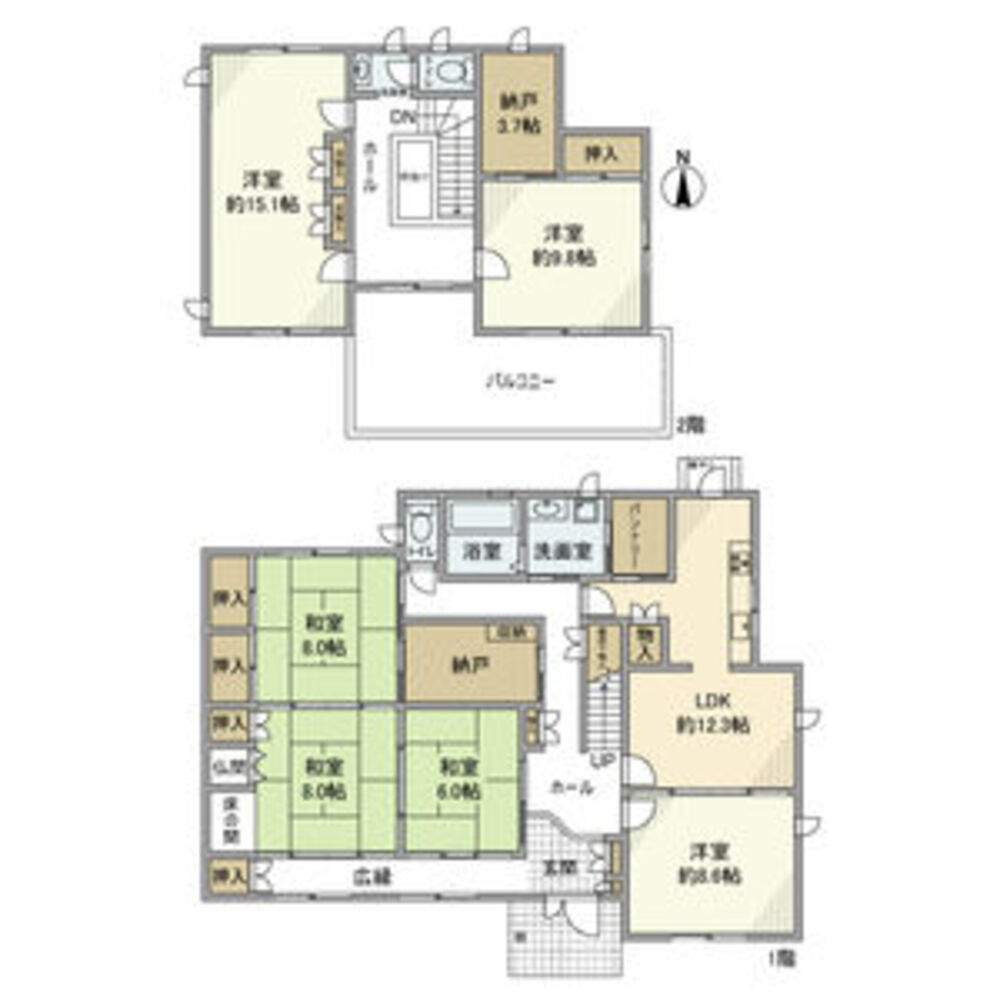 小川町4丁目戸建 愛知県豊田市小川町4 (15万円／6LDK／184.65㎡)｜賃貸物件(賃貸マンション・アパート・一戸建て)の住宅情報・お部屋探しならYahoo!不動産